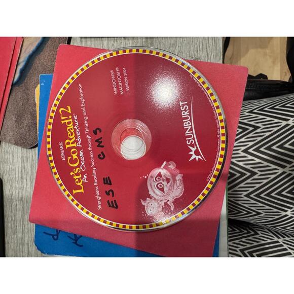 Toys | Edmark Lets Go Read 2 An Ocean Adventure Educational Cdrom ...